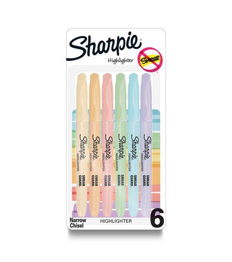 Sharpie Pastel Highlighters 6 Pack