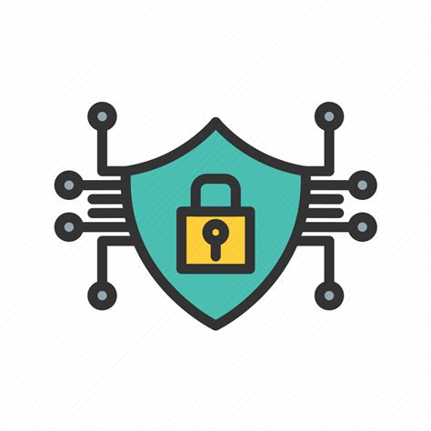 Cyber Security Encryption Network Protection Safety Lock Cyber Crime Decryption Icon