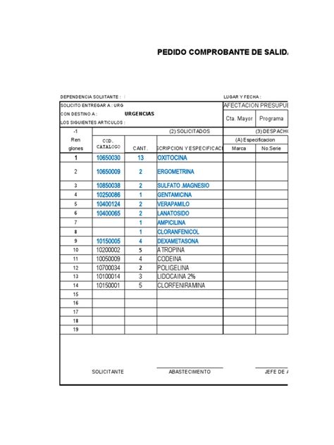 Pedido Farmacia Pdf