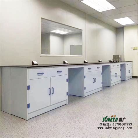 厂家实验室家具耐酸碱pp操作边台桌化验工作柜台