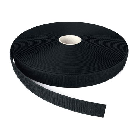 Velcro Loop Black S A 20mm X 25m Kb Packaging