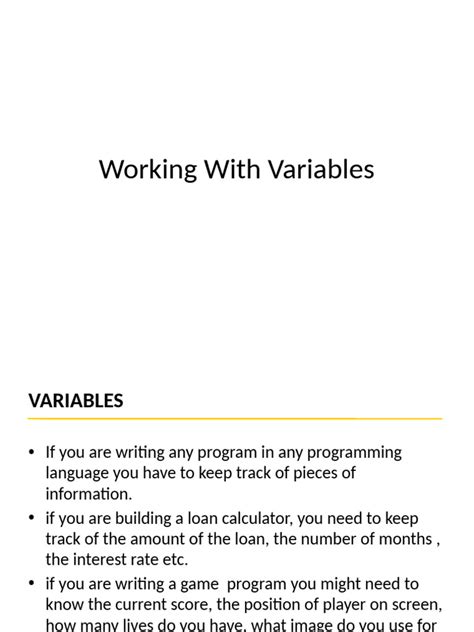 Working With Variables Pdf Boolean Data Type Php