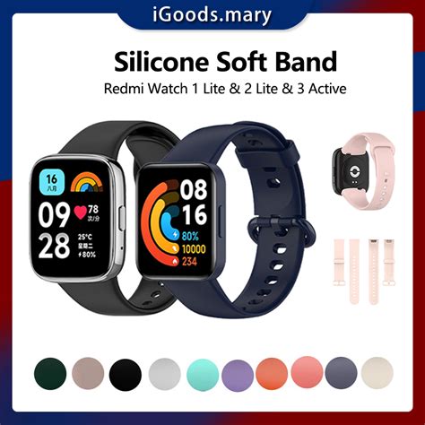 Jual Redmi Watch 3 Active Silicone Strap Redmi Watch 1 Lite 2 Lite Soft Replacement Wristband