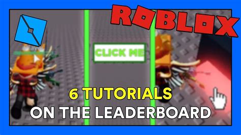 TUTORIALS On The LEADERBOARD Roblox Studio YouTube