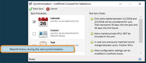 Rebuilding Linkpoint Connect Sync History Outlook Salesforce Knowledge Base Linkpoint360
