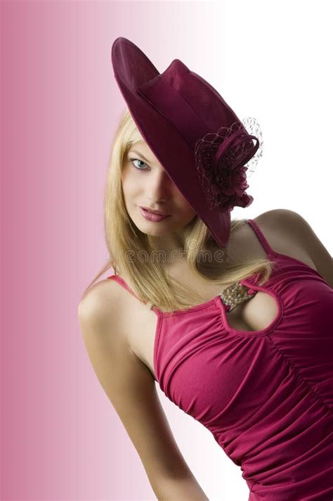 The Red Fedora Stock Photo Image Of Makeup Fashion 10277296