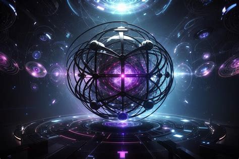Premium Ai Image Quantum Symphony Subatomic Elegance