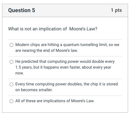 Solved 1 Pts Question 1 Which Of The Following Was Not A Chegg Com