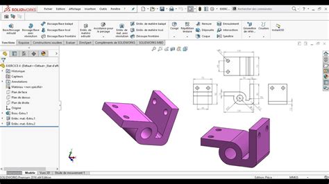 Exercice 4 Solidworks Tutorial Drawings 3d Youtube