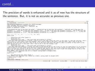 Text Prediction Based On Recurrent Neural Network Language Model PDF