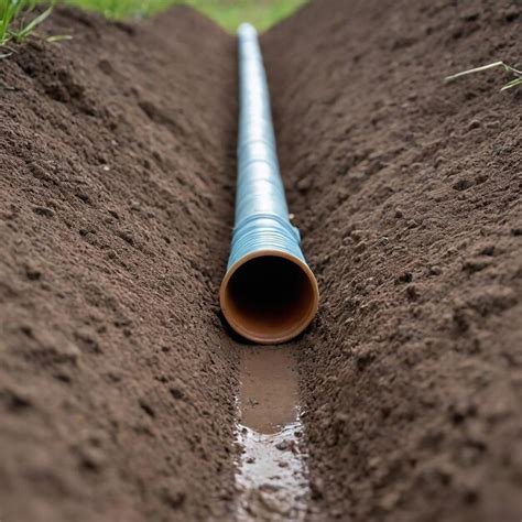 Premium Photo New Pipeline In The Process Of Building Under Construction