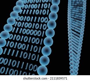 Dna Digital Data Storage Process Encoding Stock Illustration Shutterstock