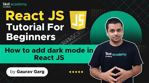 React Js Tutorial For Beginners How To Add Dark Mode In React Js