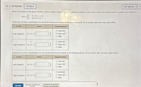 solved 8 [ 12 points] details sketch the graph of the