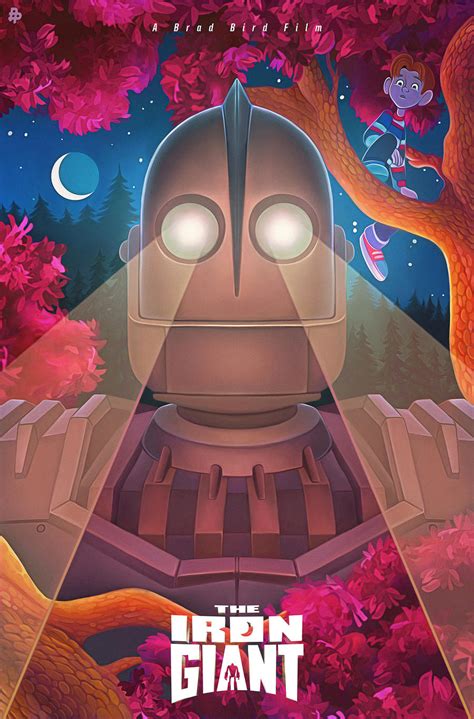 Iron Giant Illustrated Poster By Nickybarkla On Deviantart
