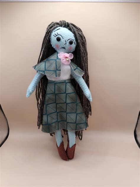 Banshee Nora Felt Doll Ooak Felt Art Doll Banshee Girl Etsy