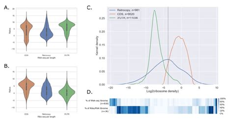 A Violin Plot For RNA Seq Coverage For Coding Sequences 3UTRs Of Download Scientific