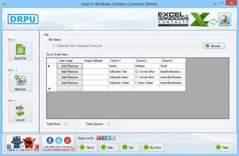 Drpu Excel To Windows Contacts Converter Download Softpedia
