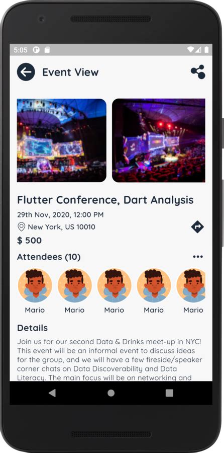 Event Pro Events Management And Booking Flutter App Ui Kit By Styloxdesign