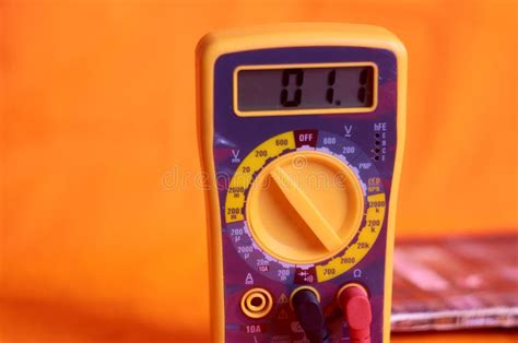 DC Current Measurement With Multimeter Stock Image Image Of Electrical Electric