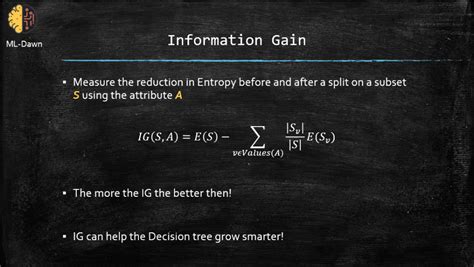the decision tree algorithm information gain mldawn academy