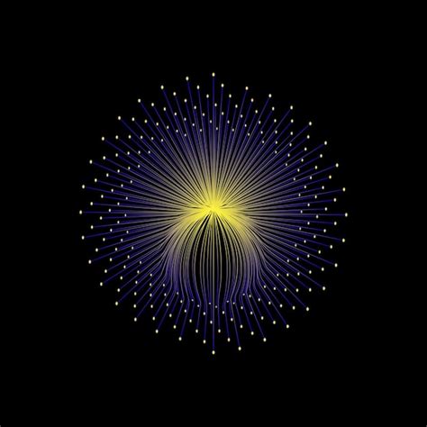 Premium Vector Seamless Abstract Circular Glowing Colourful Shape Points Illustration