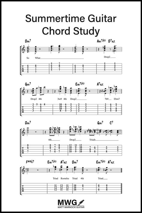 How To Play Summertime Chords Guitar Guitar Chords Learn Guitar
