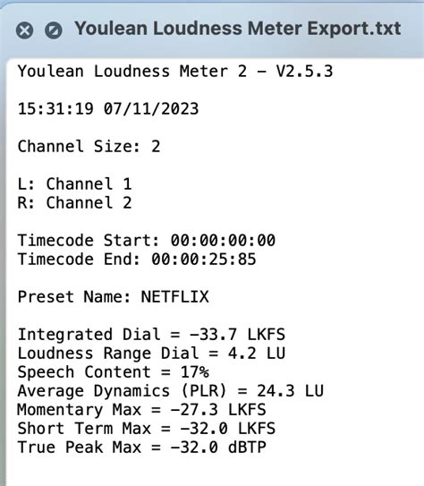 Youlean Loudness Meter V BETA Update Youlean