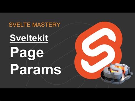 Sveltekit Page Params OUTDATED YouTube