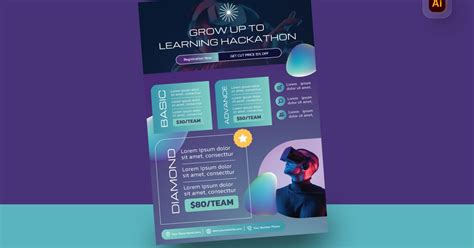 Hackathon Event Flyer Print Templates Ft Coding And Corporate Envato