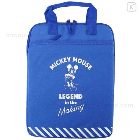Japan Disney Tablet Gadget Multi Case Mickey Mouse Blue Kawaii