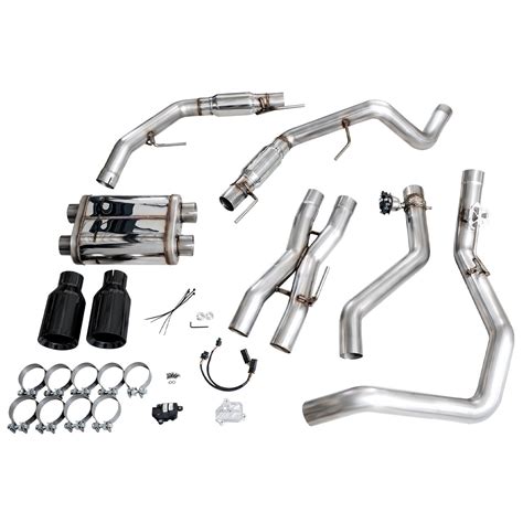 Awe Tuning Switchpath Exhaust For Ford Gen 3 Raptor Diamond Black Ti