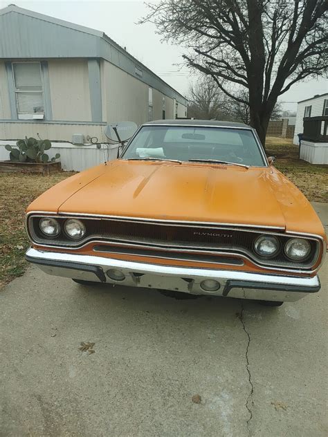 1970 Plymouth Road Runner Orange Coupe Classic Plymouth Road Runner