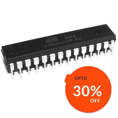 el micro atmel atmega328p pu rendimiento de 20 mips a 20 mhz