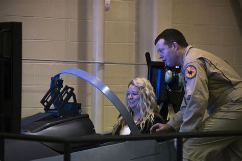 19th Af Commander Civic Leaders Visit A 29 Simulator Moody Air Force Base Article Display