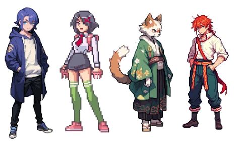 Make Pixel Art Character Animation Sprite Sheet Pixel Nsfw Pixel Art