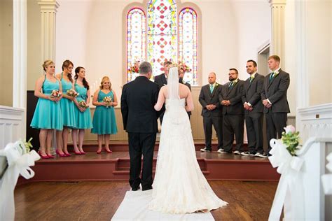 Bride And Groom At Ceremonial Altar