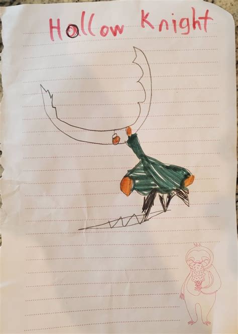 My 6 Yr Old Daughter Loves Hollow Knight And Wanted To Share Her