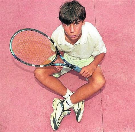 A Young Rafa Nadal Before He Became A Tennis Legend