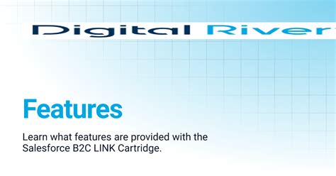 Features Salesforce B2c Link Cartridge
