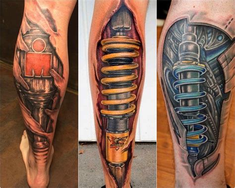 Waden Tattoos Vorlagen Männer