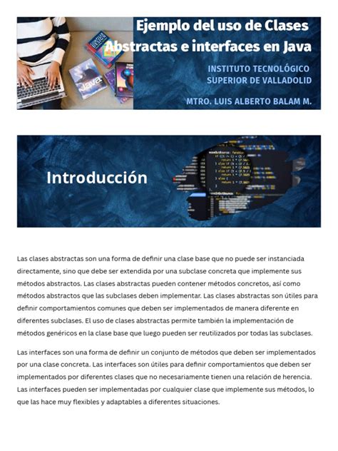 Ejemplo Uso De Clases Abstractas E Intefaces En Java Comprimido