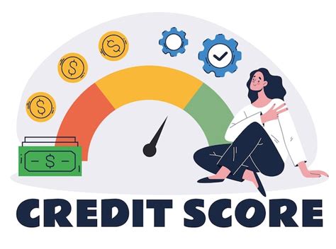 Premium Vector Credit Score Mortgage Improve Good Consumer Concept
