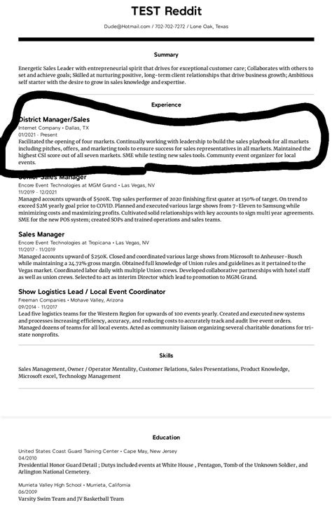 Need Help Fine Tuning This Section Seems Choppy R Resumes