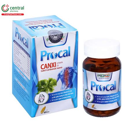 Thuốc Procal Hỗ Trợ Phòng Ngừa Loãng Xương Giúp Xương Răng Chắc Khoẻ