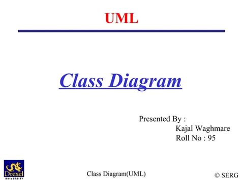 Uml Class Diagram Ppt
