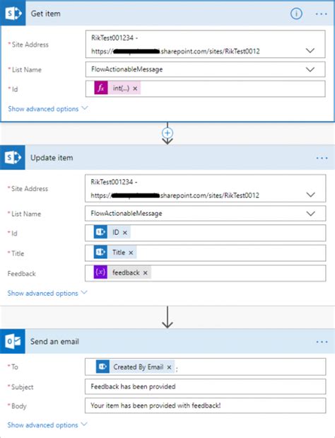 Custom Actionable Messages With Microsoft Flow Part 2 Getting The Response About365
