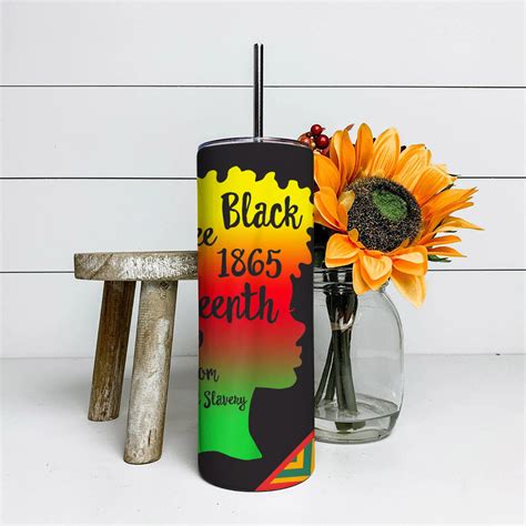 June 19 Freedom And Slavery Juneteenth Tumbler Stainless Steel Tumbl