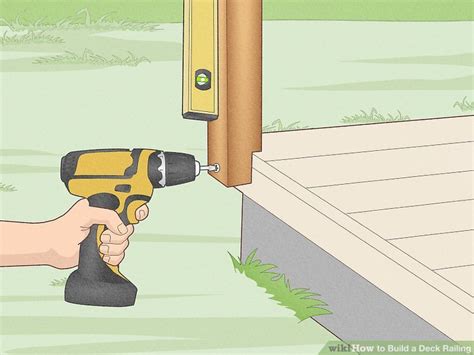 How To Build A Deck Railing With Pictures WikiHow
