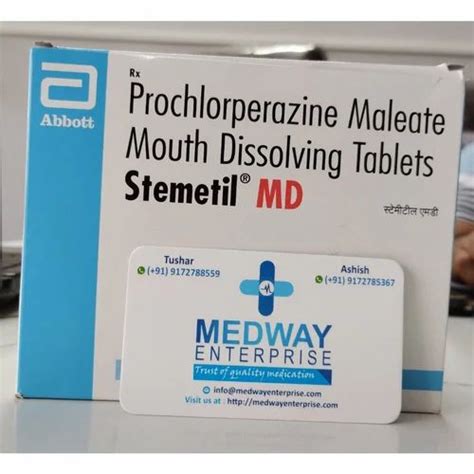 Stemetil Md Tablet Prochlorperazine 5mg At ₹ 160stripe Natraj Co Op